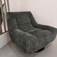 China Custom Modern Swivel Lazy Sofa Single Rotating Lounge Chair 360 Degree for Home Living Room for sale