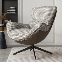 China Modern Single Seat Swivel Recliner Eggshell Lounge Chair 360 Degree for Living Room Bedroom for sale