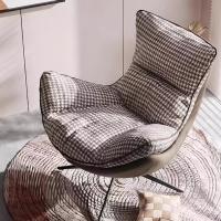 China Modern Single Seat Swivel Recliner Eggshell Lounge Chair 360 Degree for Living Room Bedroom for sale