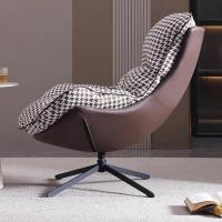 China Modern Single Seat Swivel Recliner Eggshell Lounge Chair 360 Degree for Living Room Bedroom for sale