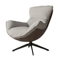 China Modern Single Seat Swivel Recliner Eggshell Lounge Chair 360 Degree for Living Room Bedroom for sale