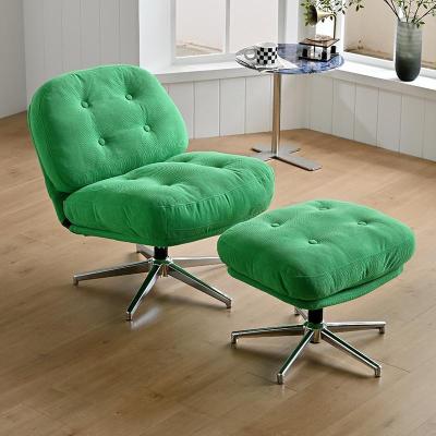 China Modern Minimalist Single Seat Lazy Lounge Chair Swivel Recliner Eco-Friendly 360 Degree Office Home Living Room Sofa for sale