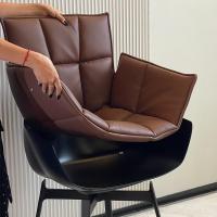 China OEM PU Leather 360 Degree Swivel Chair Single Person Backrest Hospital Bedroom Living Room Leisure Rotating for sale