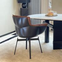 China OEM PU Leather 360 Degree Swivel Chair Single Person Backrest Hospital Bedroom Living Room Leisure Rotating for sale