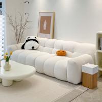 China Custom Modular Cloud Couch Sectional Sofa with 45D High Elastic Sponge Fleece Fabric for sale