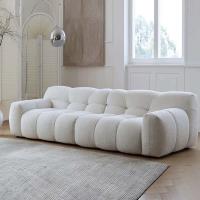 China Custom Modular Cloud Couch Sectional Sofa with 45D High Elastic Sponge Fleece Fabric for sale
