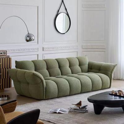 China Modern Chenille Fabric Straight Sectional Sofa for Small Spaces Modular Corner Design with Pine Wood Frame for sale