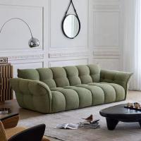 China Modern Chenille Fabric Straight Sectional Sofa for Small Spaces Modular Corner Design with Pine Wood Frame for sale