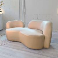 China Minimalist Modern Eco-Friendly Curved Fabric Corner Sofa Set for Villa Home Office Living Room 28D Sponge for sale