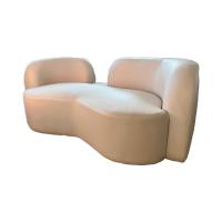 China Minimalist Modern Eco-Friendly Curved Fabric Corner Sofa Set for Villa Home Office Living Room 28D Sponge for sale