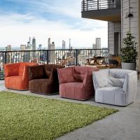 China Modern Single Seat Corner Sofa Armchair Semicircle Design Fabric Sponge Comfort Leisure Chair for Living Room Villa for sale
