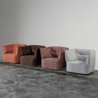 China Modern Single Seat Corner Sofa Armchair Semicircle Design Fabric Sponge Comfort Leisure Chair for Living Room Villa for sale