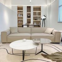 China Custom Modern Framed Square Modular Sectional Sofa 28D Sponge Fabric Living Room School for sale