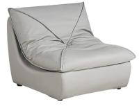 China Customizable Modern Compression Bean Bag Chair Light Gray High Density Sponge Square for Warehouse Villa School Park Workshop for sale
