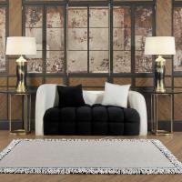 China Modern Nordic Luxury Velvet Sofa Classic Aesthetic Deep Living Room Couch Sponge Filling Corner Sofa for sale