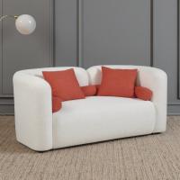 China Fabric Frame 2-Seater Curved Modular Sofa with Reclining Corner 28D Sponge for sale