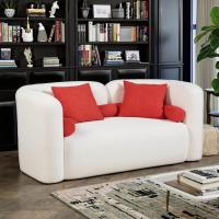 China Fabric Frame 2-Seater Curved Modular Sofa with Reclining Corner 28D Sponge for sale