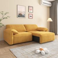 China Electric Power Recliner Sofa Bed Fabric Upholstered Corner Accent Sofa with Extendable Footrest 110V 240V for sale