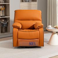 China 360 Degree Swivel Leather Recliner Sofa Chair Ergonomic Modern Design with Phone Holder for sale