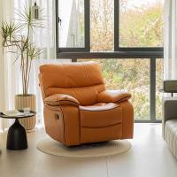 China 360 Degree Swivel Leather Recliner Sofa Chair Ergonomic Modern Design with Phone Holder for sale