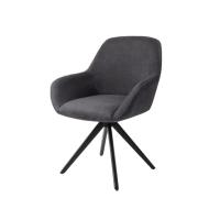 China Eco-Friendly Upholstered Fabric Swivel Single Sofa Chair with Metal Frame 360 Degree Rotation for Living Room Office for sale
