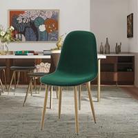 China Wholesale Modern Fabric Dining Chair with Metal Frame and Soft Cushion for Restaurant Use for sale