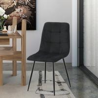 China OEM ODM Luxury Velvet Upholstered Metal Dining Chair for Restaurant Home Use for sale