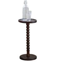 China Solid Wood Side Table Rubber Wood Mobile Creative Stand Flower Rack Sofa Table for Home Coffee Shop for sale