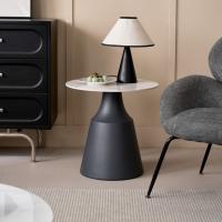 China Modern Nordic Round Coffee Table Set Iron Spray Coating for Small Spaces Living Room Furniture for sale