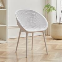 China PP Patio Chair Lightweight Portable Accent Chair for Dining Office Living Room Waterproof Thickened Plastic for sale