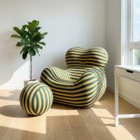 China Nordic Luxury Hugging Single Sofa Chair 80cm Wide for Living Room Balcony for sale