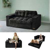 China Modern Two Seat Comfortable Extendable Modular Sofa Convertible Bean Bag with Vacuum Compression Foam Fill for Living Room Hotel for sale