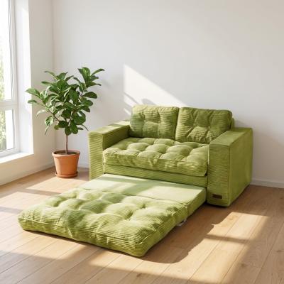 China Modern Two Seat Comfortable Extendable Modular Sofa Convertible Bean Bag with Vacuum Compression Foam Fill for Living Room Hotel for sale