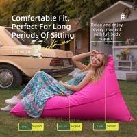 China Outdoor Hot Spring Waterproof Modern Fabric Sofa Chair Portable Beach Cozy Beanbag Lounger Outdoor Camping Travel Double Hotel for sale