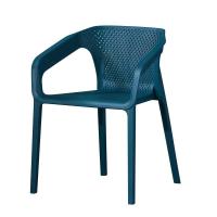 China Modern Design Outdoor Furniture PP Plastic Dining Chair Restaurant Portable Stackable Patio Chair for Garden Cafe for sale