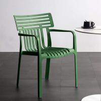 China High Quality Modern Colorful Weather-Resistant Stackable PP Eco-Friendly Lightweight Arm Chair Garden Patio Living Room Villa for sale