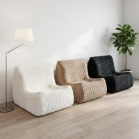 China Modern Single Seat Sectional Sofa Synthetic Fabric with Sponge Filling Square Shape Home Furniture for Apartment Living Room for sale