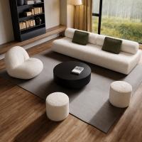 China Modern Living Room Boneless Modular Sectional Sofa Designer Creative Leisure Eco-Friendly Fabric Vacuum Packed Apartment Villa for sale