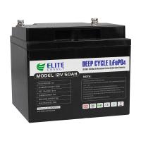 China 4000 Cycles Time 12V 50Ah Lithium Ion Battery Pack For ESS RV Caravan for sale