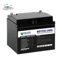 China Deep Cycle 12.8V 50Ah 12V LiFePO4 Battery For Power And Solar Storage System for sale