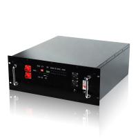 China Rack Mounted 51.2V 50Ah LiFePO4 Battery 100Ah 130Ah 200Ah 19 inch for sale
