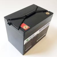 China Deep Cycle 12V 75Ah Rechargeable Lithium Battery 960Wh Energy for sale