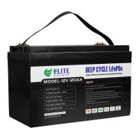 China Lithium Ion IP56 12V LiFePO4 Battery 120Ah Without Memory Effect for sale