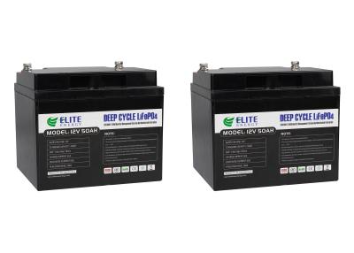 China ESS Bluetooth Deep Cycle 12V 50Ah Portable Li Ion Battery for sale