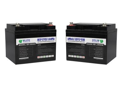 China Waterproof IP54 12V 60Ah Lithium Phosphate Rechargeable Battery for sale