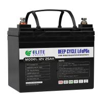 China LiFePO4 Portable 12V 25Ah Lithium Ion Battery For Solar Street Light for sale