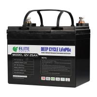 China LiFePO4 Portable 12V 25Ah Lithium Ion Battery For Solar Street Light for sale