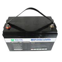 China Rechargable 12V 100Ah LiFePO4 Battery Lithium Phosphate Power Supply for sale