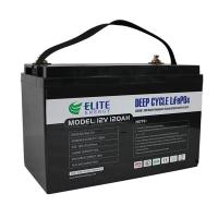 China Rechargable 12V 120Ah Bluetooth Lithium Battery For RV/Marine for sale