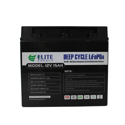 China ESS LiFePO4 Rechargeable 12V 15Ah Custom Lithium Ion Battery Pack for sale